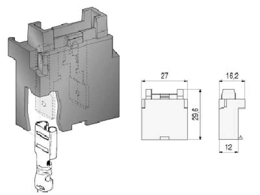 MTA FUSE HOLDER GM PLATE CONNECTOR DOWN | Vehicle Fuses | Onninen