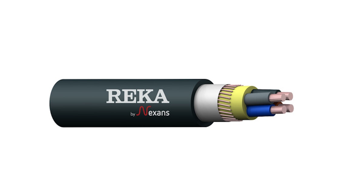 REKA BY NEXANS COPPER POWER CABLE-HF XCMK-HF C 4x6+6 D1000 Cca | 1 Kv ...
