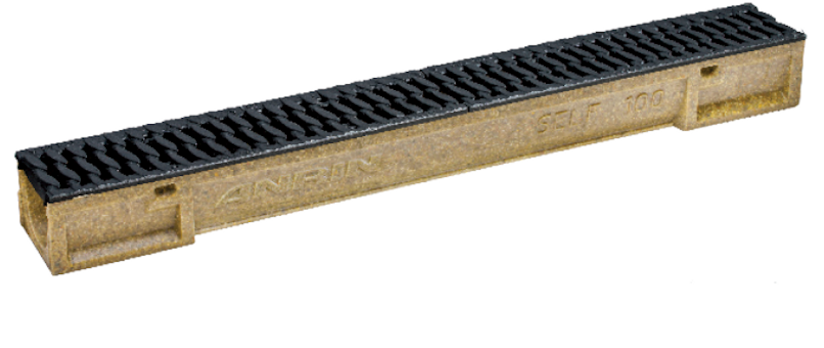 RÄNNA DRAINAGE 1 M CAST IRON B125 | Rännor Anrin Drain | Onninen