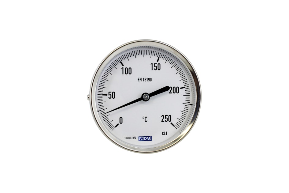 WIKA THERMOMETER WIKA 52 100 0..250C R1/2 L=100/8 8 | Thermometers, Bimetal | Onninen