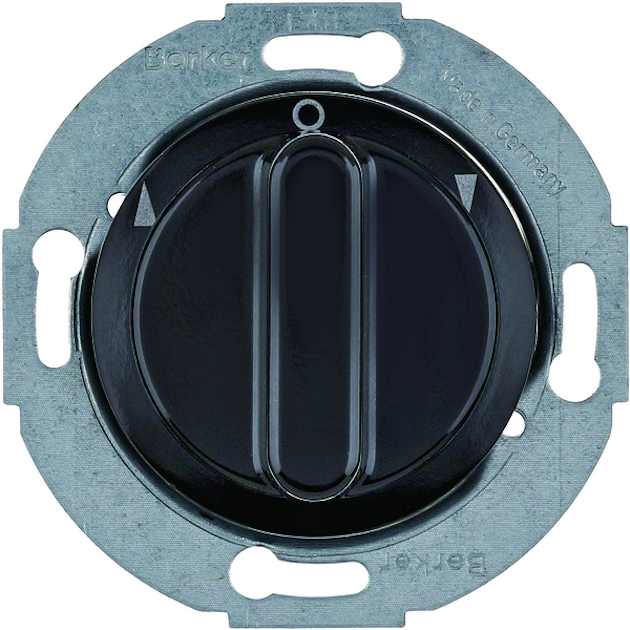 HAGER ROTARY SWITCH FOR BLINDS 2P/10A/230V UR BLACK | Switchets Outlets ...