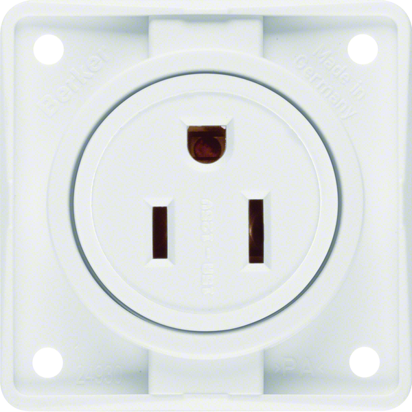 HAGER SOCKET OUTLET 15A/125V US NEMA5-15R UR WHITE | 25 Socket Outlets ...