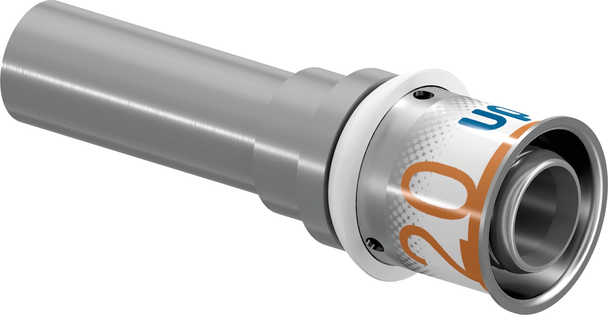 UPONOR CONNECTOR UPONOR 20x15 CU-PIPE S-PRESS PLUS DR | Multilayer ...