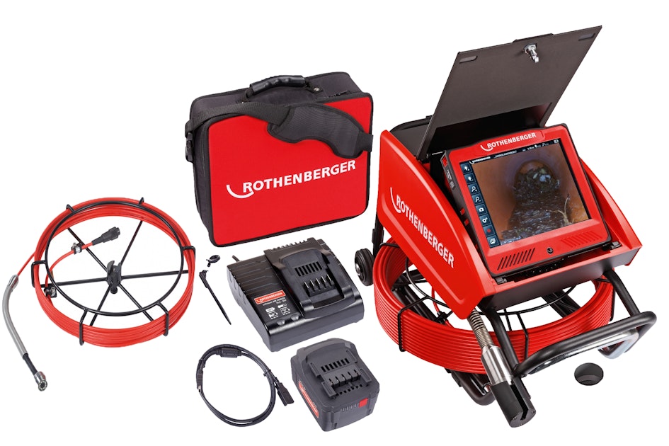 ROTHENBERGER SEWER CAMERA ROTHENBERGER ROCAM 4+ 65m/40mm & 8m/25m ...