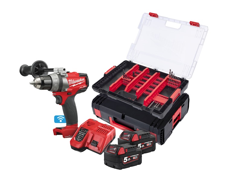 MILWAUKEE BATTERIBORR-/ SKRUVDRAGARE M18 ONEDD-502XA | Borrmaskiner ...