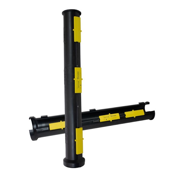 UPONOR CABLE DUCTING SNAP SPLIT PIPE HARDLOCK 60 YELLOW 1,0M SRS ...