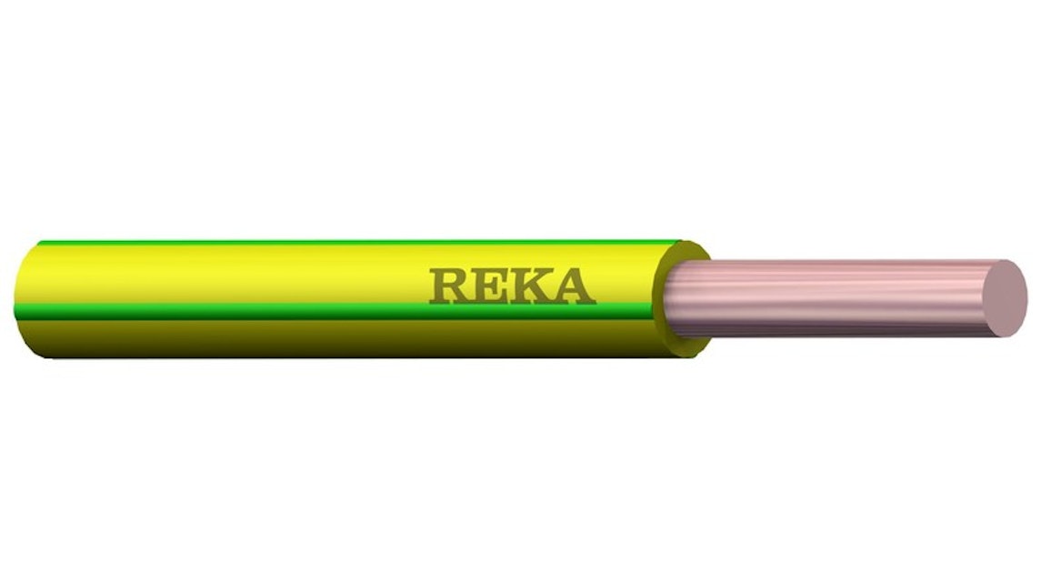 REKA KAAPELI 13450 MKEM 6 GULGRÖN | Fasta Kablar För Hus 0,5-1 Kv | Onninen