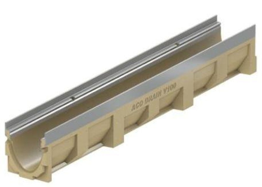 ACO DRAINAGE SYSTEM ACO DRAIN V100S 8 WITH SLOPE L=1 M | Line Drainage ...