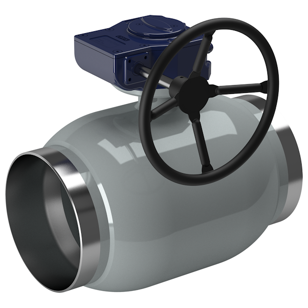 NAVAL BALL VALVE S.STEEL W.ENDS,GEAR DN150 PN16 286434 | Stainless ...