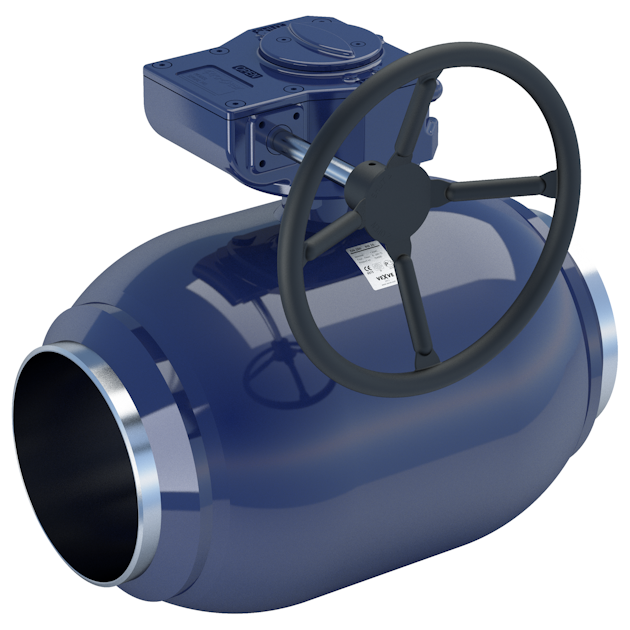 NAVAL BALL VALVE STEAM W.ENDS, GEAR DN200 PN25 23443640 | Carbon Steel ...