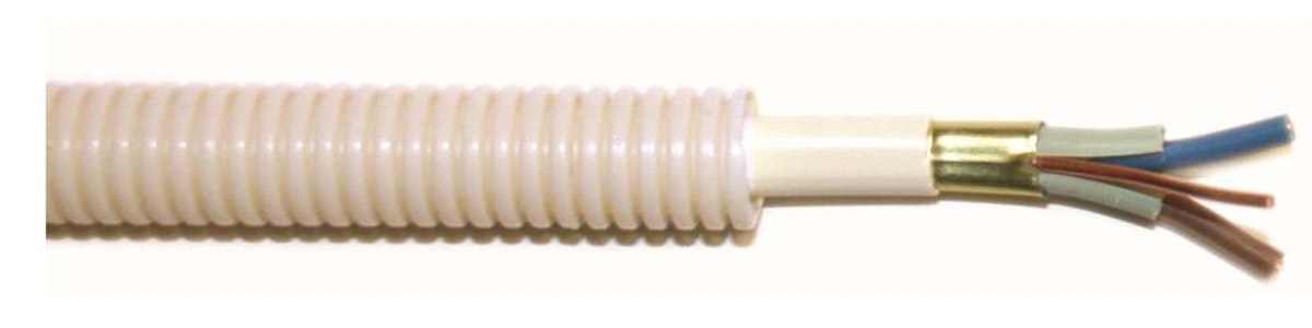 PREFIX PR 16/2X2,5/2,5 TEC CON AS | Plastrør korrugerte med kabel ...