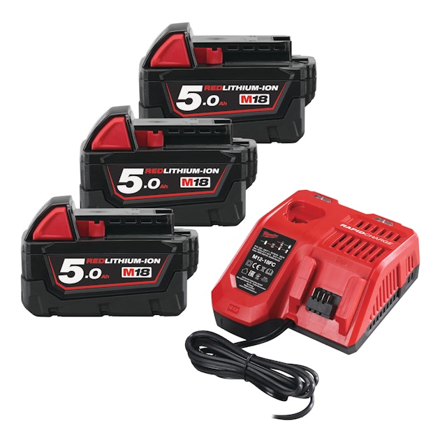 MILWAUKEE BATTERY KIT MILWAUKEE M18 NRG-503 | Batteries, Chargers And ...
