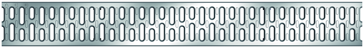 ACO LINEDRAIN CHANNEL GRATING V100 GALV.SLOT. A-CL, 0.5M | Line ...