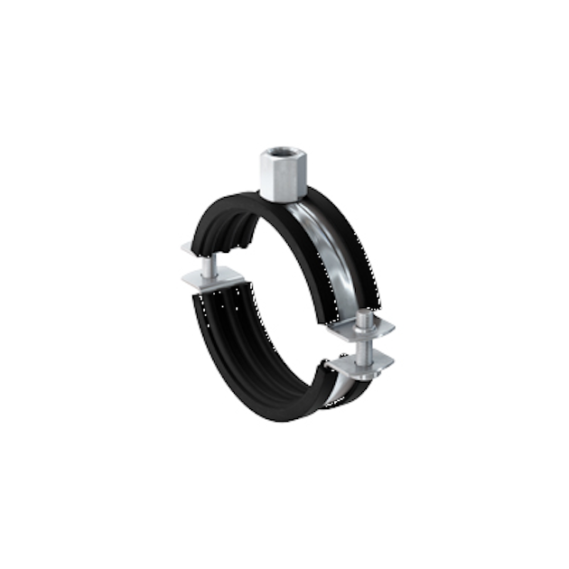 FISCHER PIPE CLAMP FRS ZN FISCHER 87-92mm M8/M10 INSULATE | Pipe Clamps ...