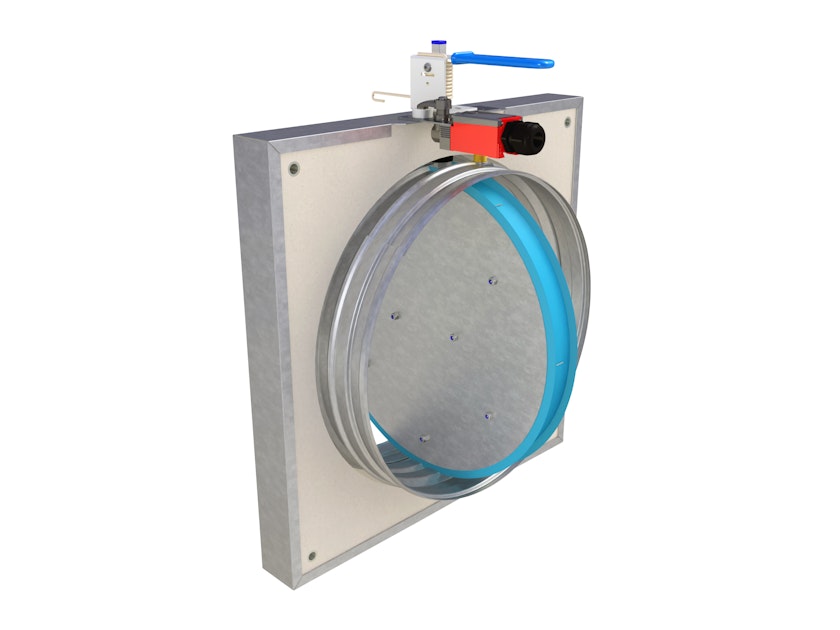 HALTON CIRCULAR FIRE DAMPER EI 60 S FDI 160 RE=MA FU=72 AC=MS, FB ...