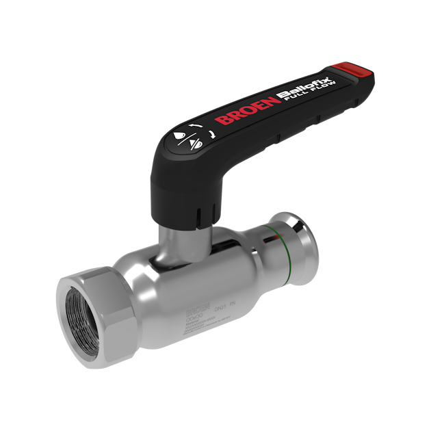 BROEN Ballofix full flow BALL VALVE FULL FLOW SS 54x2 PRESS/FT LOW ...