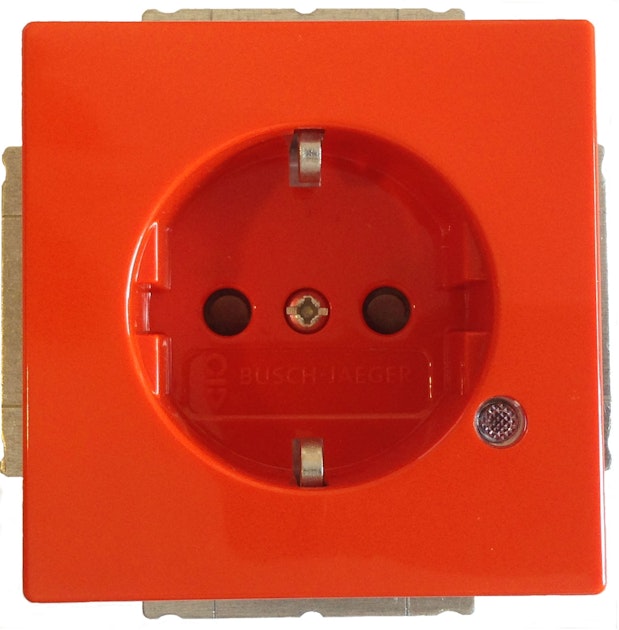 IMPRESSIVO® INNFELT ENKEL STIKKONTAKT M/LED, RAL2004 | Innfelte ...