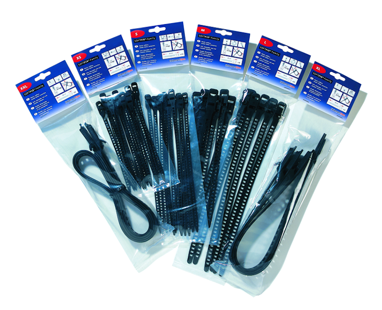HELLERMANNTYTON JOHDINSIDE HELLERMANN SOFTFIX XS 7,0x180 16KPL | Johdinsiteet muovia | Onninen