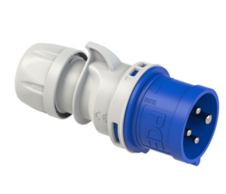 ONNLINE FASEVENDER 32A 4P-9 230V IP44 | Støpsel/plugg rundstift ...