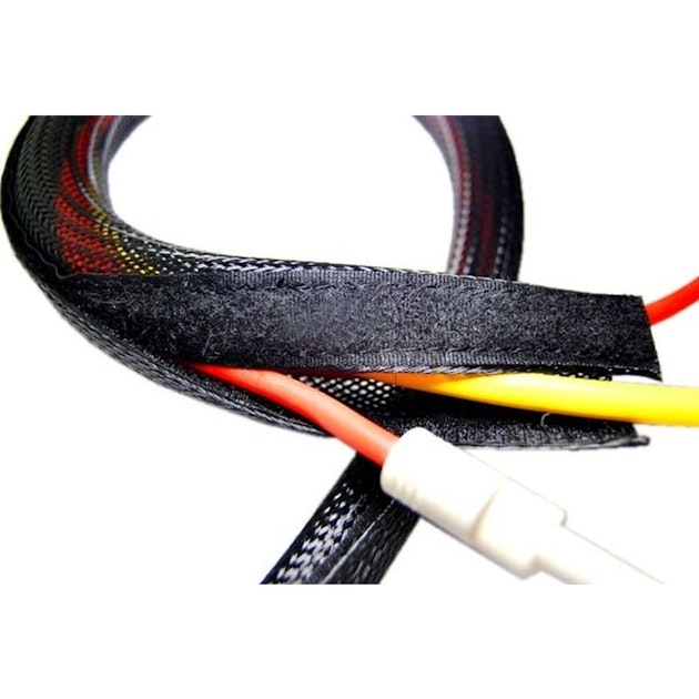 OPAL VELCRO CABLE WRAP 1,5M, 32MM, BLACK WITH VELCRO | Plastic ...
