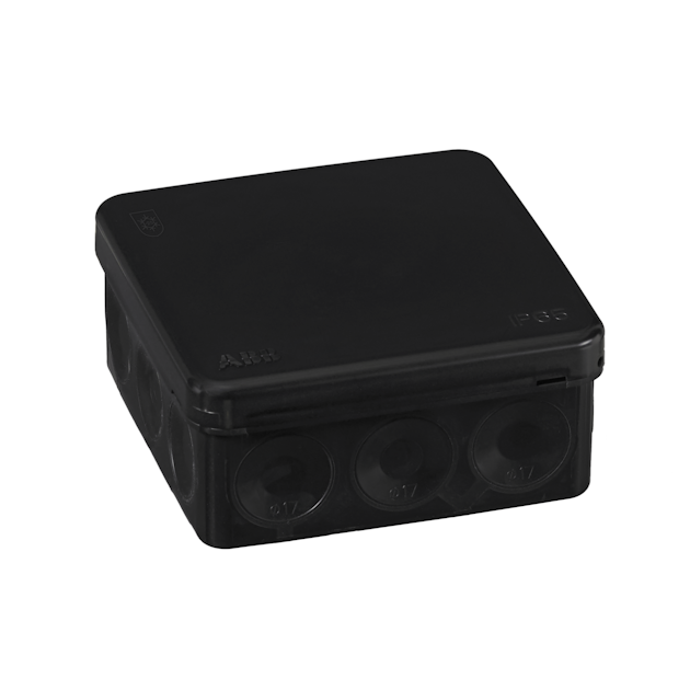 JUNCTION BOX IP 65 BLACK | Koblingsbokser IP55 | Onninen AS
