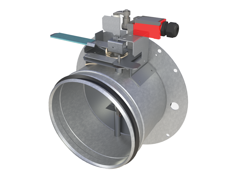 HALTON CIRCULAR FIRE DAMPER ELC-125, 70 C (E30-E120) | Fire Dampers ...