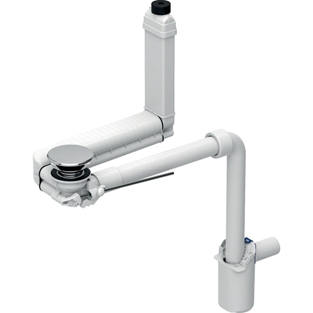 GEBERIT TRAP GEBERIT 32mm CLOU LEVER CHROME | Washbasin Traps And ...