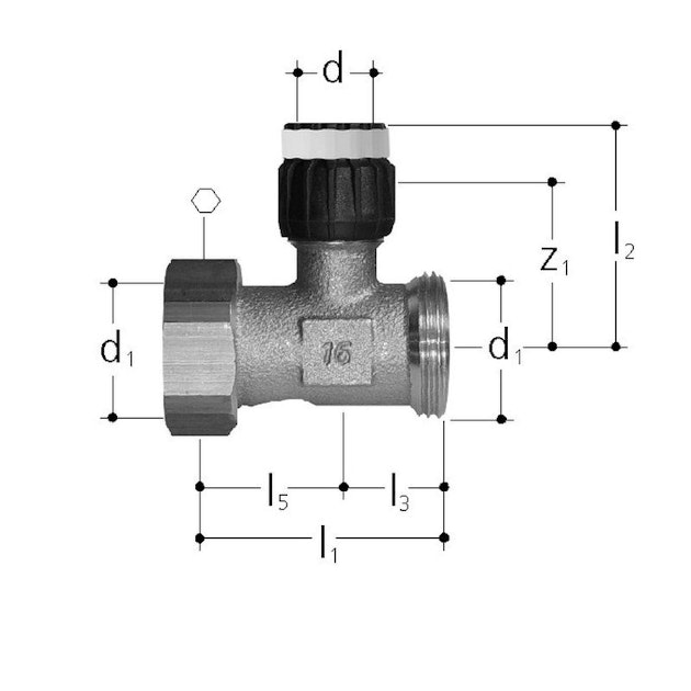 SANIPEX MT ML MANIFOLD GF 20mm 1-CONNECTION MS | Multilayer Fittings ...