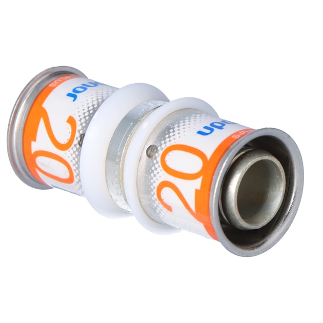 UPONOR STRAIGHT COUPLING UPONOR 20x20 S-PRESS PLUS DR | Multilayer ...