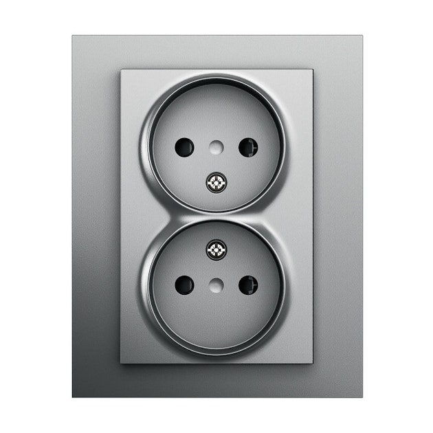 SCHNEIDER ELECTRIC SOCKET-OUTLET ELKO PLUS SOCKET OUTLET DOUBLE ALU ...