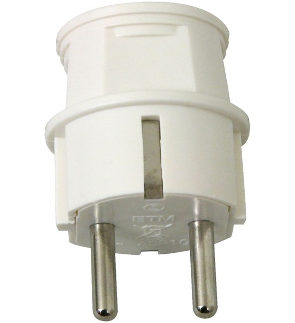 OPAL PLUG OPAL PRO EARTHED WHITE | Plugs And Sockets | Onninen