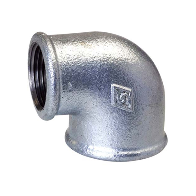 Ketaus cinkuota srieginė alkūnė redukuota 1"x1/2", vidus/vidus, Nr.90R | Ketaus srieginės ...