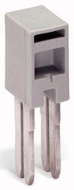 WAGO SHORT CIRCUIT BRIDGE 2-WAY,GREY | Row Strips | Onninen
