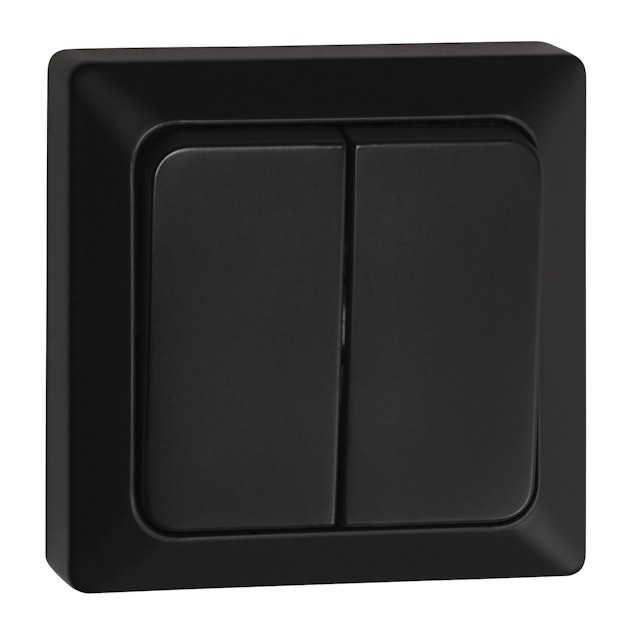 OPAL SURFACE TYPE WALL SWITCH OPAL 5/16A/250V/IP20 PPR BLACK | 20 ...
