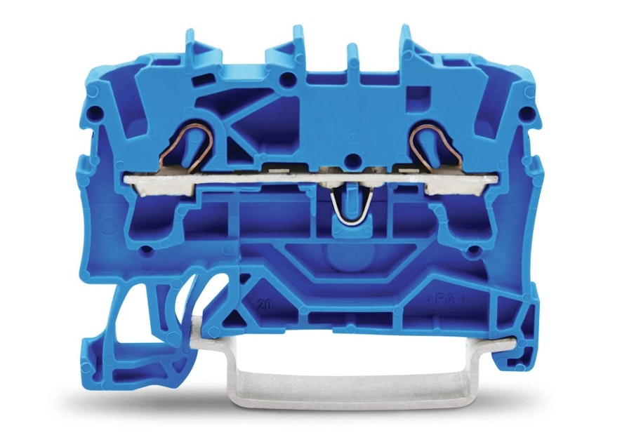 REKKEKLEMME 2 LEDER 2,5MM2 BLÅ 2002-1204 WAGO | Rekkeklemmer 1-35 ...