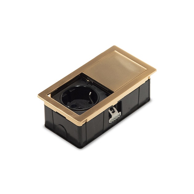LIMENTE SOCKET-OUTLET MONO-1 GOLD MATT | 25 Socket Outlets | Onninen