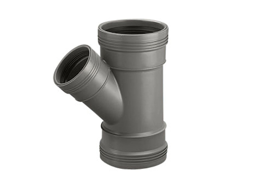 WAVIN HT SOCKET BRANCH WAVIN 50x50x45 PP | Inhouse plastic sewage pipe ...