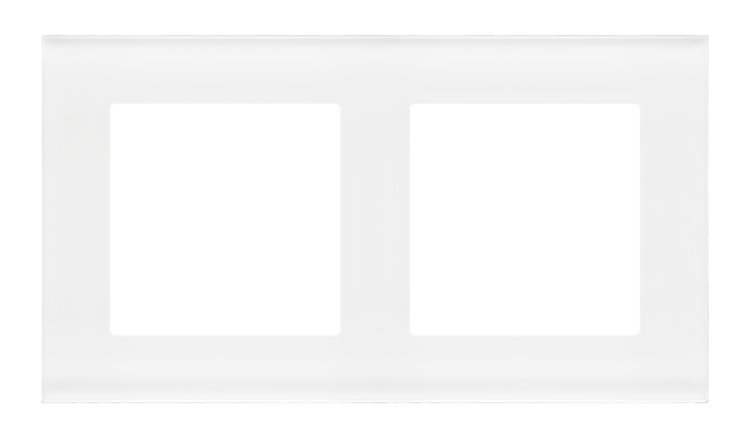 2-HULLS RAMME FROZEN GLASS HVIT S55 | Rammer | Onninen AS