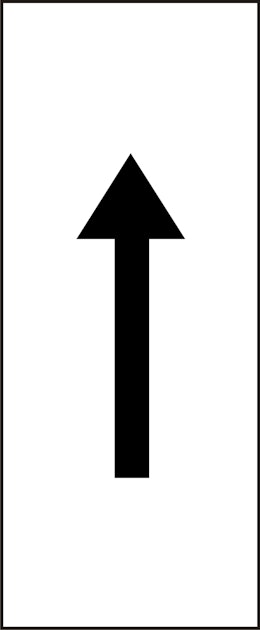 MÄRKSYSTEM H10 VIT PIL UPP/NER | H10 | Onninen