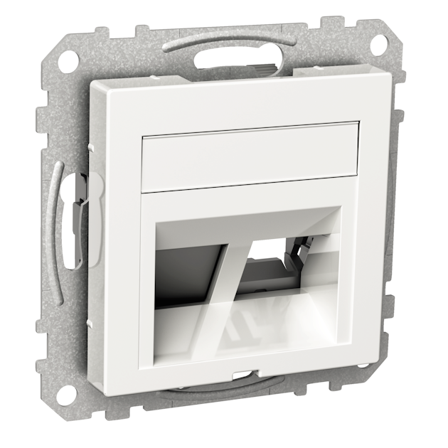 SCHNEIDER ELECTRIC KATTEPLAAT EXXACT 2 x RJ45 LEXCOM KALDU VALGE | Onninen