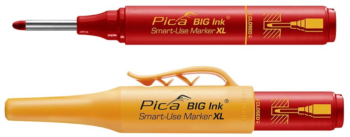 PICA DEEP HOLE MARKER PICA XL RED BIG-INK | Markers, Pencils, Crayons ...