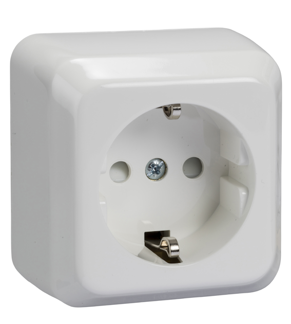 SCHNEIDER ELECTRIC SSO ARTICV EARTH SURFACE WHITE | 25 Socket Outlets ...