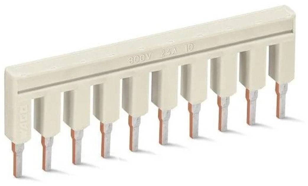 KAMLASK GRÅ 10-POL 2002-410 WAGO | Rekkeklemmer 1-35 kvadrat leder ...