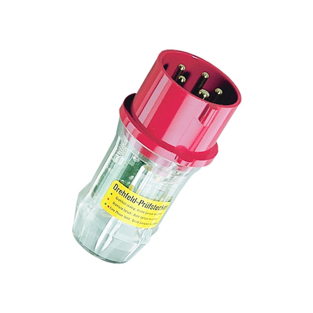 MENNEKES® PHASE SEQUENCE TEST PLUG 1414 16A5P 6H400V - IP44 ...