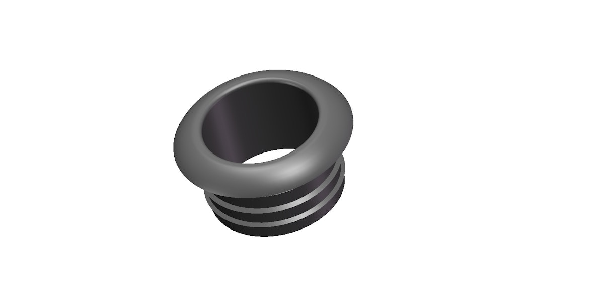 ALLPLAST PIPE TERMINAL PLASTIC D42,5 BLACK | Plastic Installation Tubes ...