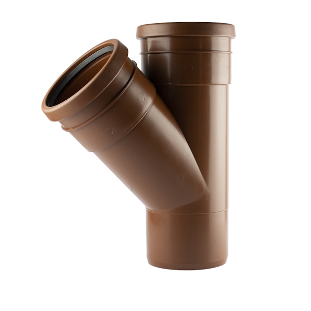 Lauko nuotekų trišakis PVC 45° Ø160/160 | PVC nuotekų vamzdžiai ir ...