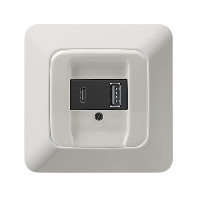 ABB TELERASIA ABB USB A+C LATAUSASEMA 3,0 A | Telecom-tarvikkeet | Onninen