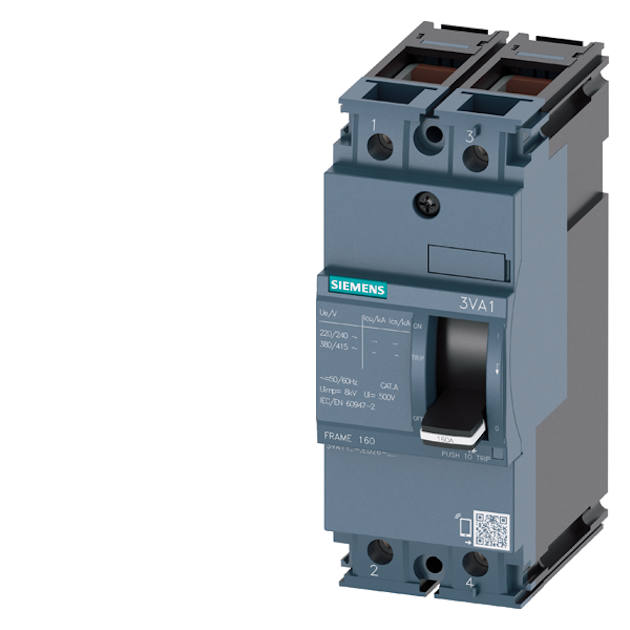 EFFEKTBRYTER 3VA1 16A 2P TM210 25kA R. | Kabel/anleggsbeskyttelse