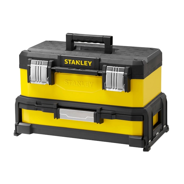 STANLEY TOOLBOX STANLEY YELLOW METAL PLASTIC 50CM | Tool Boxes | Onninen