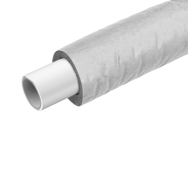 Daugiasluoksnis vamzdis su 6 mm izoliacija 16 x 2.2, L=50m, PE-RT/AL/PE-RT | Vamzdžiai | Onninen LT